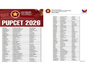 PUP College Entrance Test Result 2026 at www.pup.edu.ph |Santa Maria ...